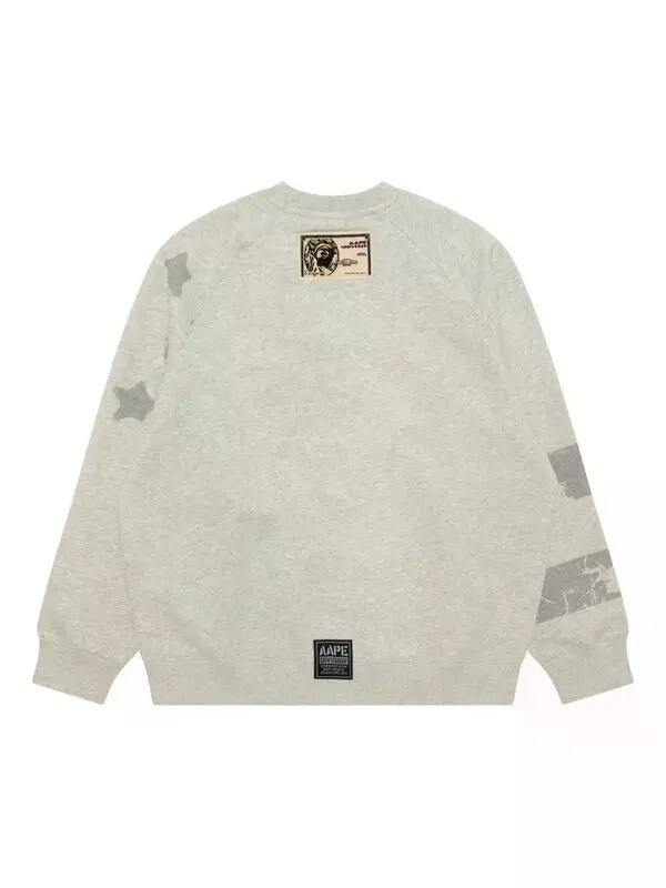AAPE BY *A BATHING APE® Appliqué-patch Sweatshirt
