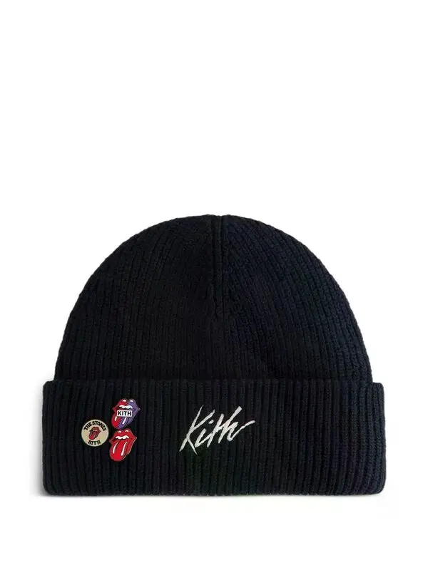 Kith X Rolling Stones Mia Beanie - Black