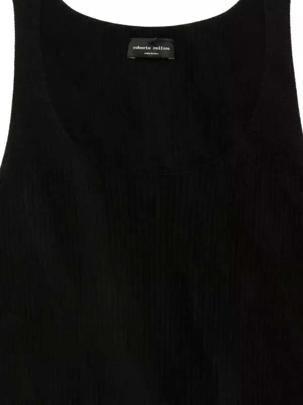 ROBERTO COLLINA Ribbed Knit Top