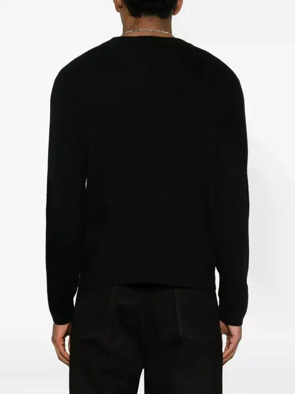 LISA YANG Clayton V-neck Sweater - Black