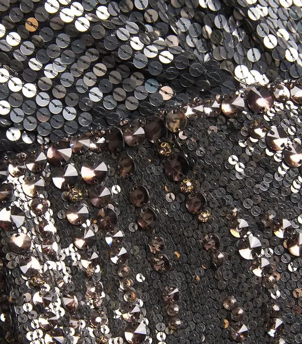 Jenny Packham Sequinned Lior Gown - Silver