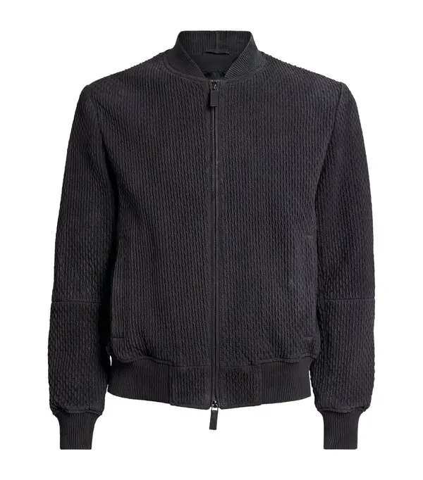 Emporio Armani Goat Suede Jacket