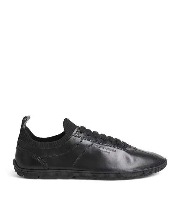 Giorgio Armani Leather Sneakers