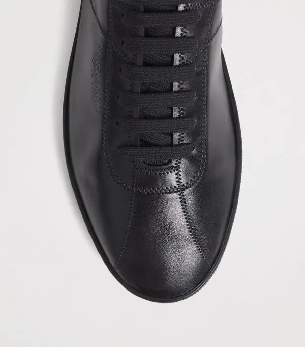 Giorgio Armani Leather Sneakers