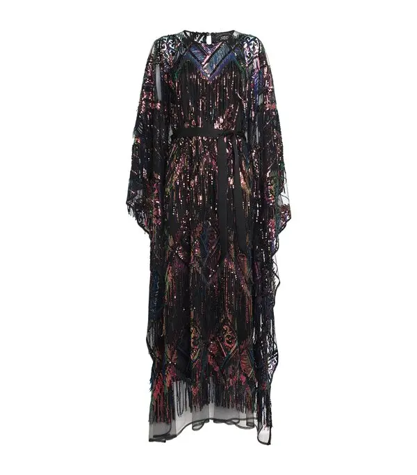 TALLER MARMO Sequin Casati Maxi Kaftan