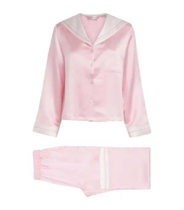 MANITO Mulberry Silk Pyjama Set - Pink