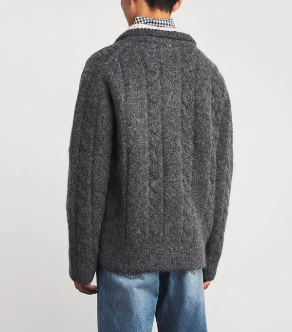 SYSTEM Wool-blend Polo Sweater