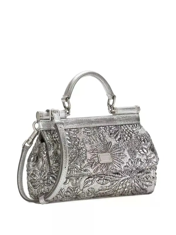 Dolce & Gabbana Small Sicily Brocade Tote