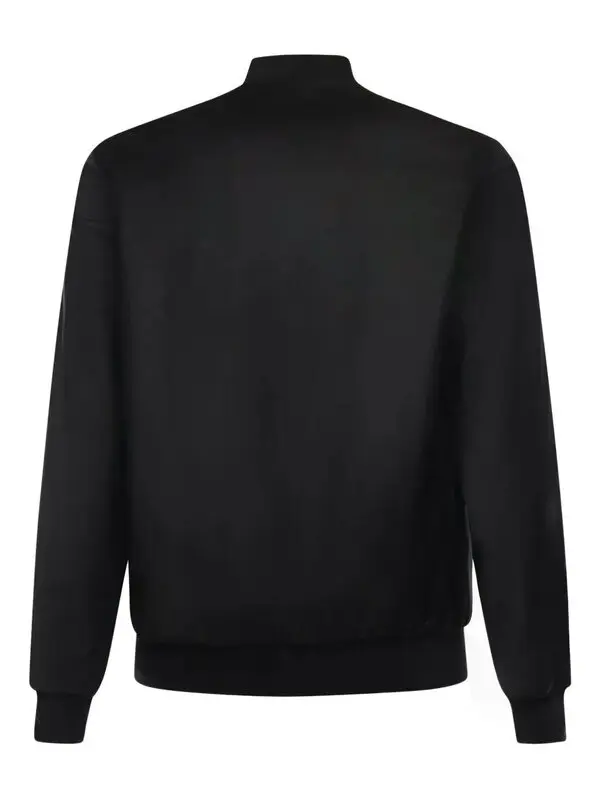 GIULIANO GALIANO Zip Bomber Jacket - Black