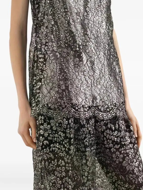 Dolce & Gabbana Lamé Lace Top