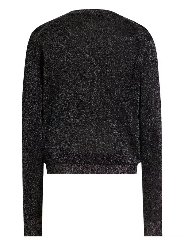 Dolce & Gabbana Metallic Long-sleeve Pullover