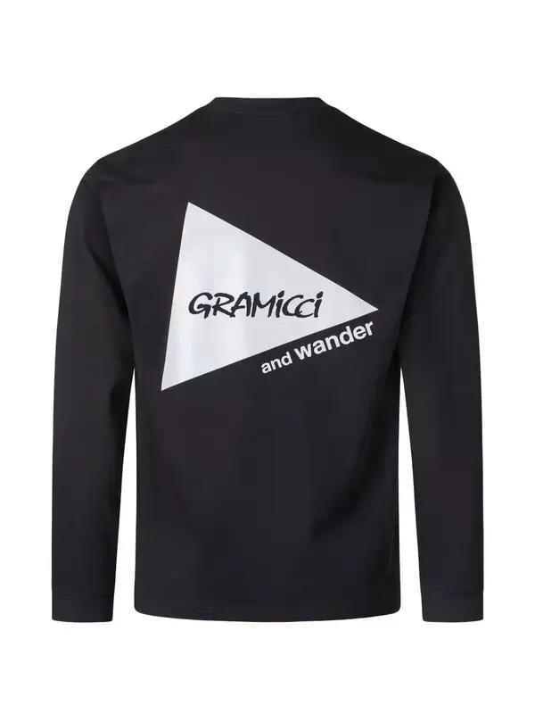 AND WANDER X Gramicci Long-sleeve T-shirt - Black