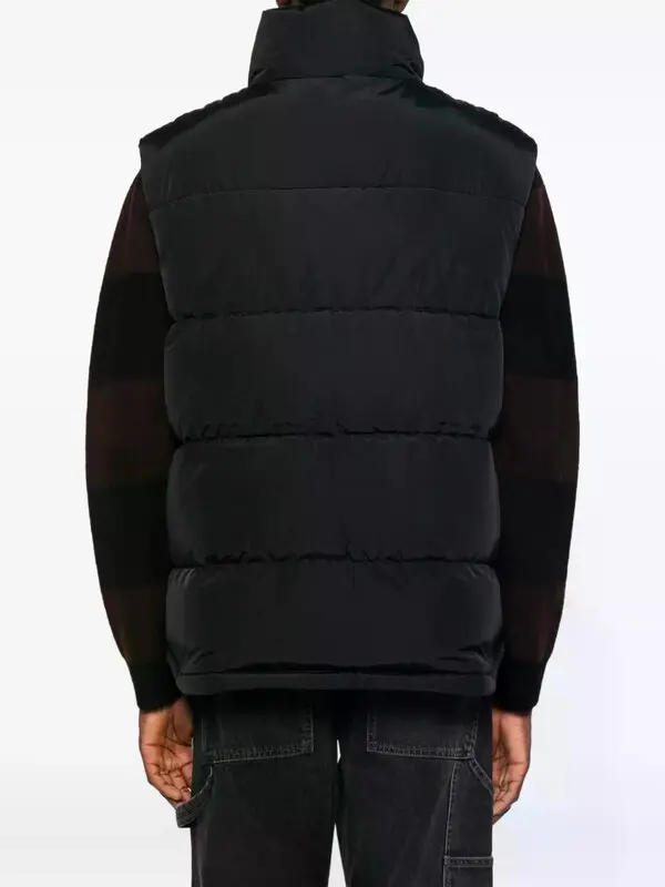 Carhartt Work In Progress Padded Gilet With Press-stud Closure