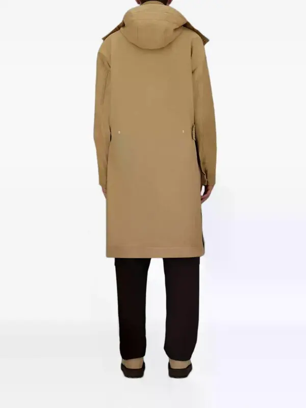 Herno Hooded Parka Coat - Neutrals