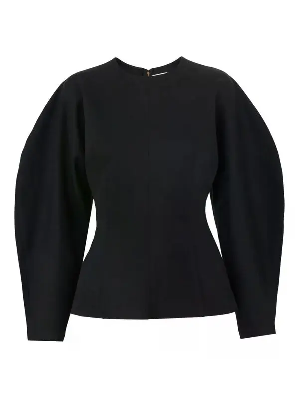 Carolina Herrera Arc-sleeve Ponte Top