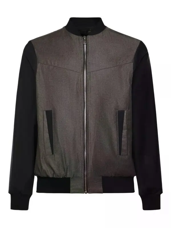 GIULIANO GALIANO Panelled Zip Jacket - Grey