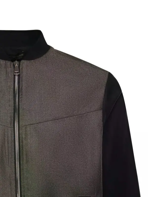 GIULIANO GALIANO Panelled Zip Jacket - Grey