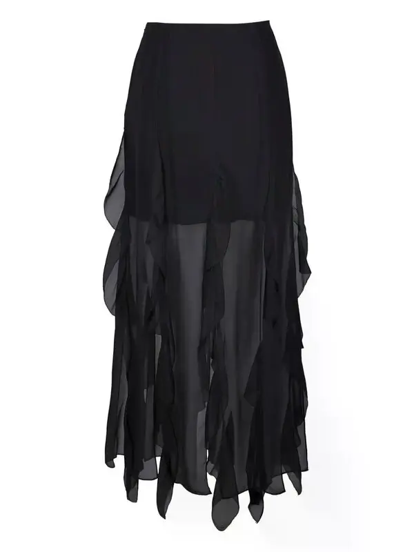 Veronica Beard Ava Ruffled-detail Midi Skirt