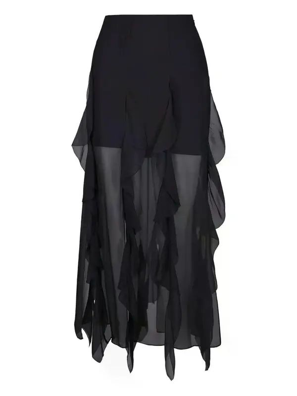 Veronica Beard Ava Ruffled-detail Midi Skirt