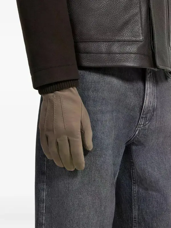 Zegna Leather Gloves