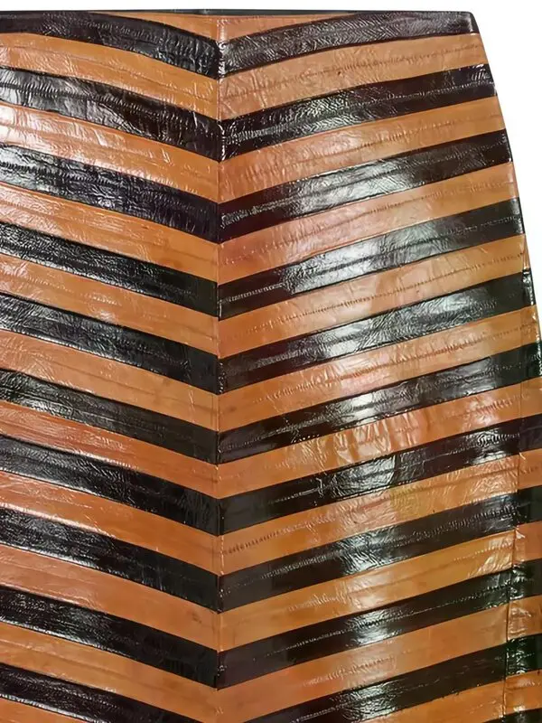 Fendi Striped Mini Skirt
