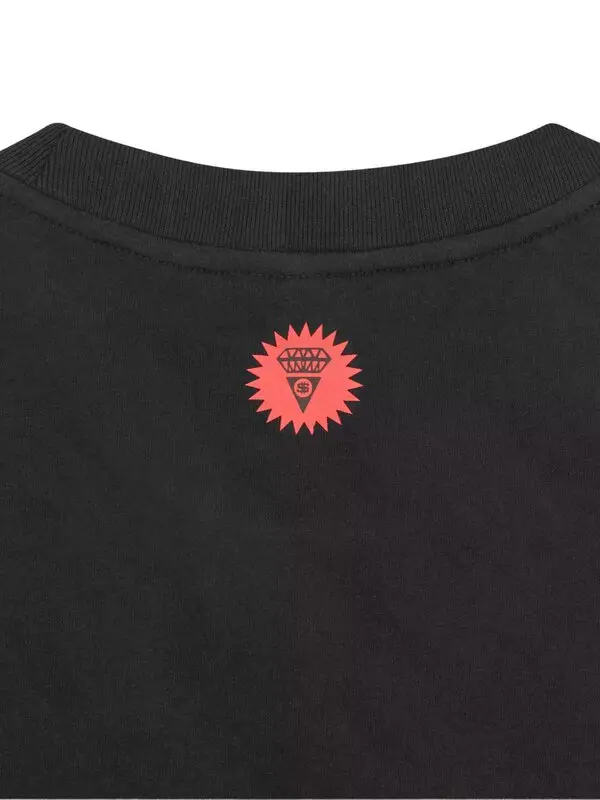 ICECREAM Running Dog Graphic T-shirt - Black