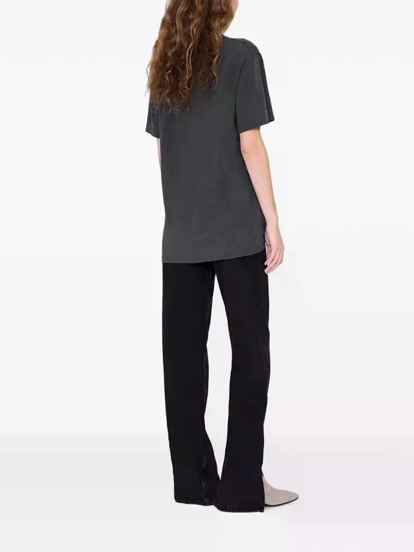 ANINE BING Horse Graphic T-shirt - Black