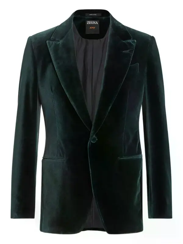 Zegna Cotton Blazer - Green