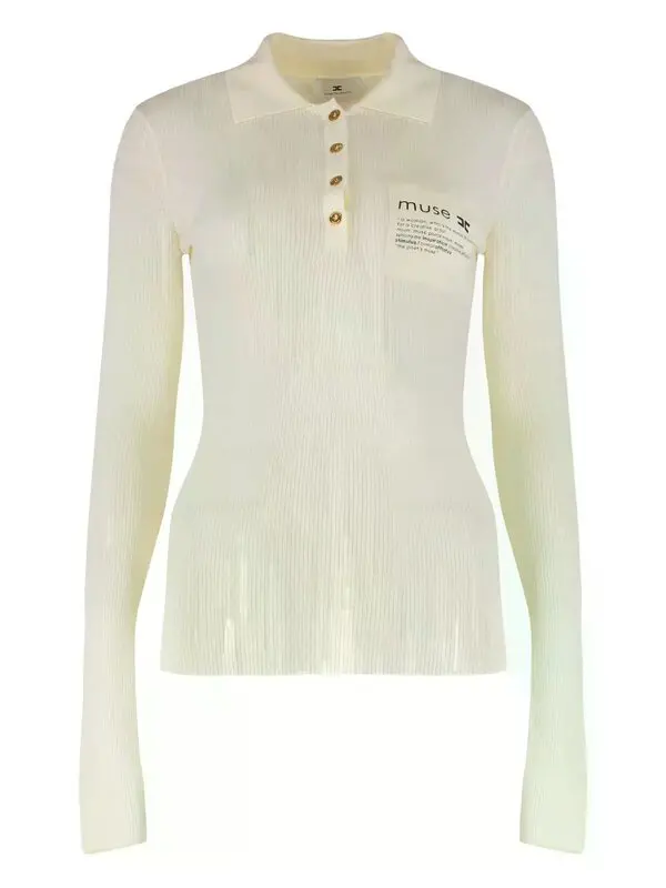 Elisabetta Franchi Long-sleeve Polo Shirt