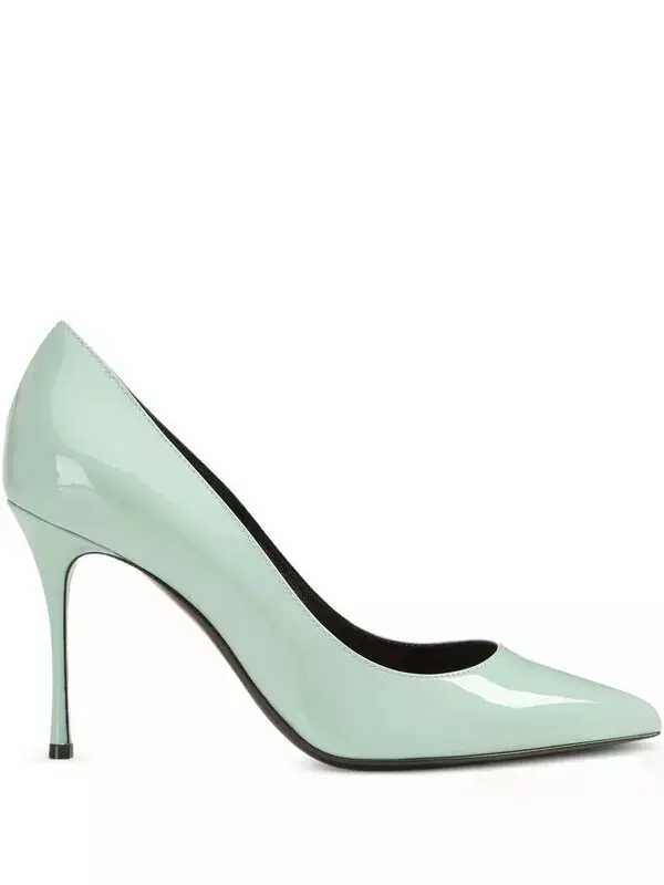 SERGIO ROSSI 90mm Godiva Pointed Pumps