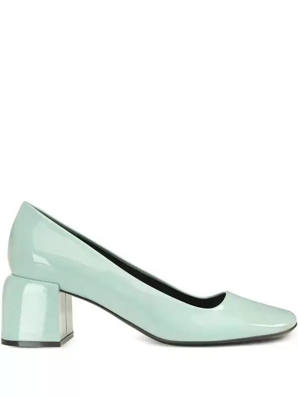 SERGIO ROSSI 55mm Block Heel Pumps - Blue