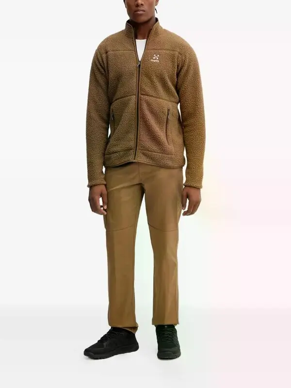 HAGLOFS Mossa Pile Zip-up Jacket - Brown