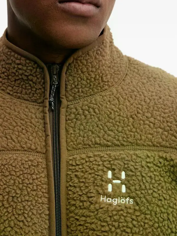 HAGLOFS Mossa Pile Zip-up Jacket - Brown