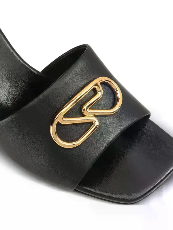 SERGIO ROSSI 55mm Logo-plaque Sandals