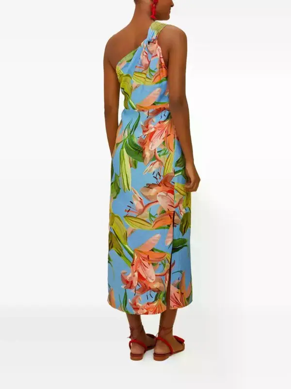 Farm Rio Floral-print Midi Dress