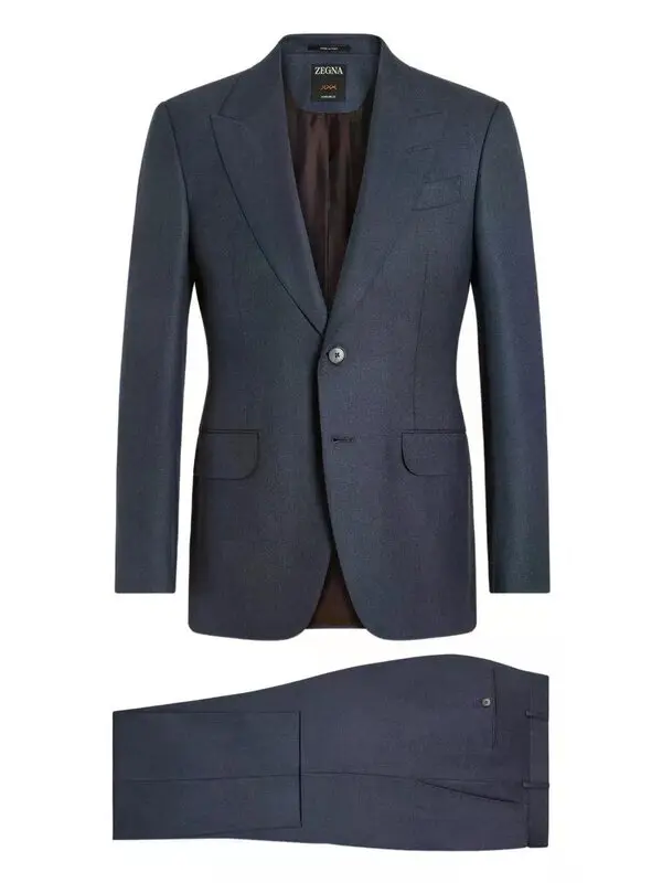 Zegna Single-breasted Suit - Blue