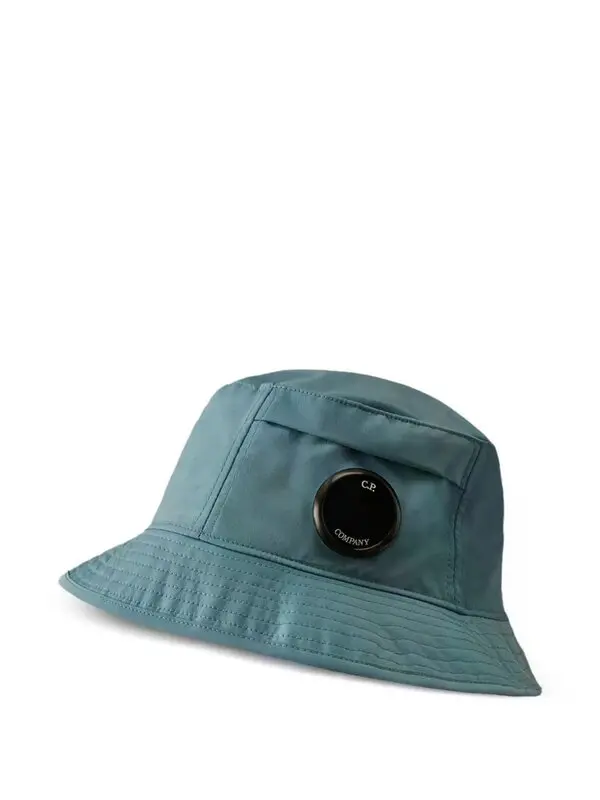 C.P. COMPANY Logo Patch Bucket Hat - Blue