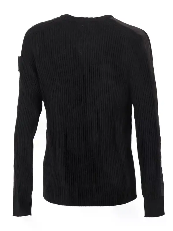 Premiata Crew-neck Ribbed Sweater - Black