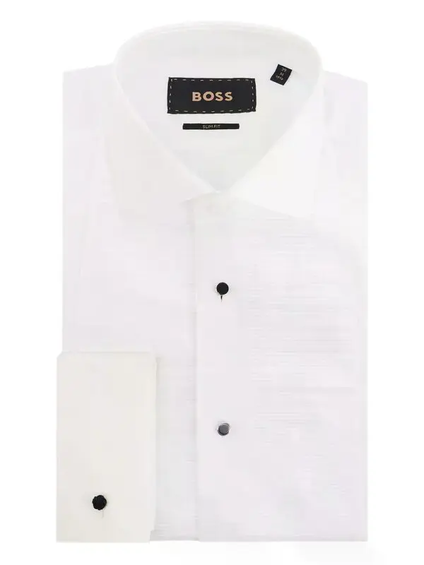BOSS Button Fastening Shirt - White