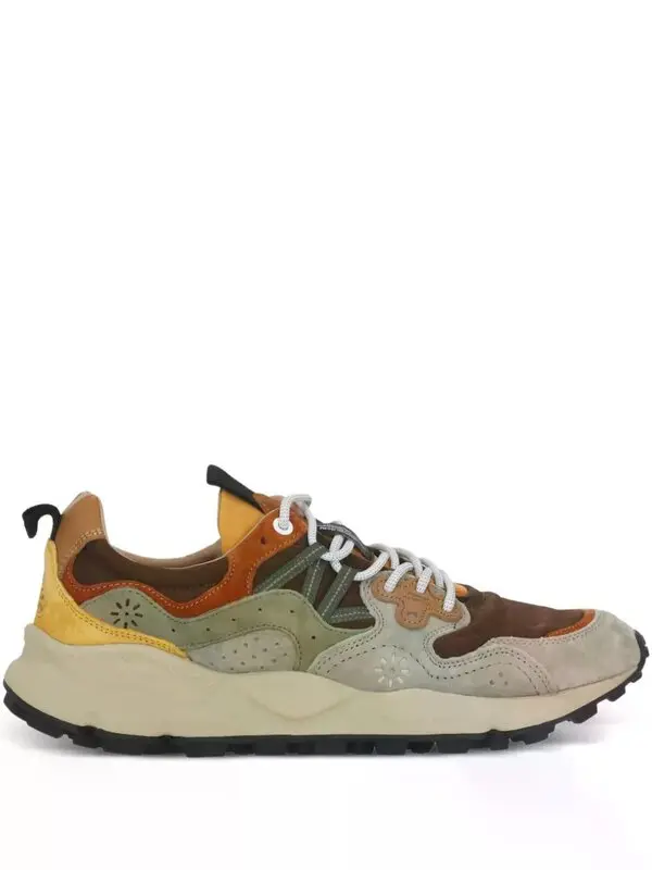 FLOWER MOUNTAIN Cutout Leather Trainer