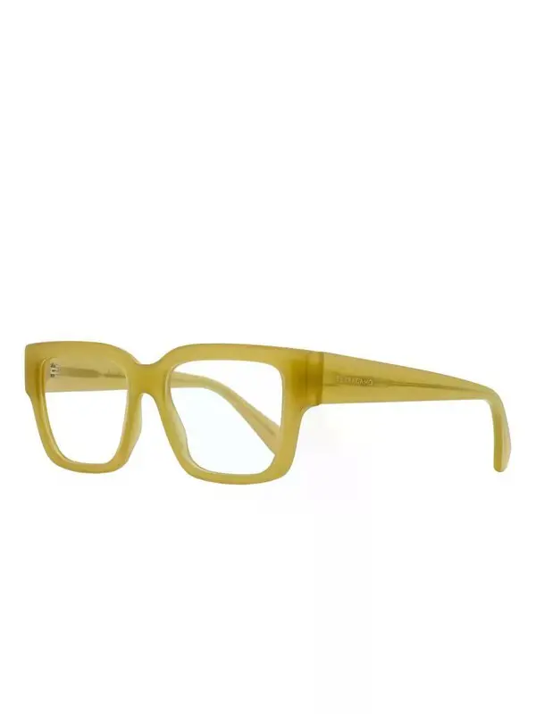 FERRAGAMO Rectangular Frame Glasses - Yellow