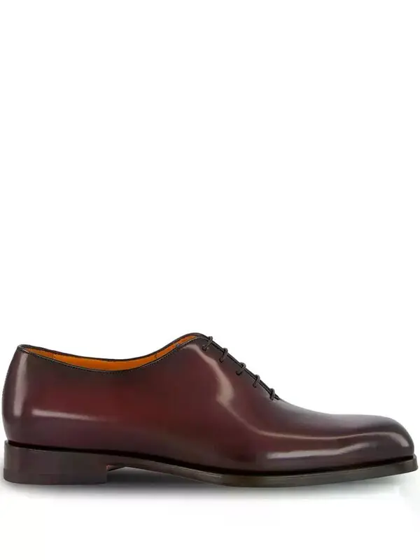 Santoni Lace-up Oxford Shoes - Red