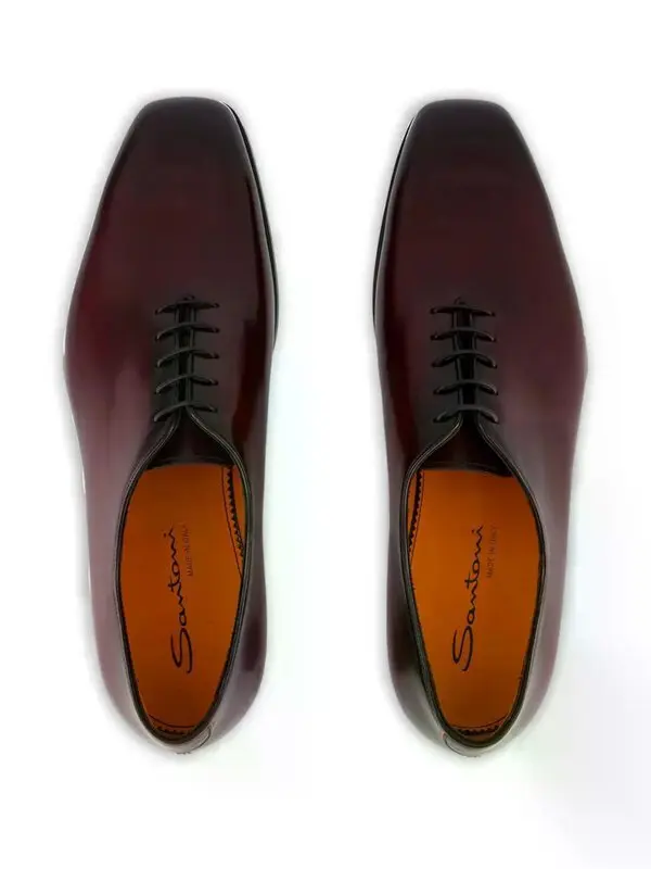 Santoni Lace-up Oxford Shoes - Red
