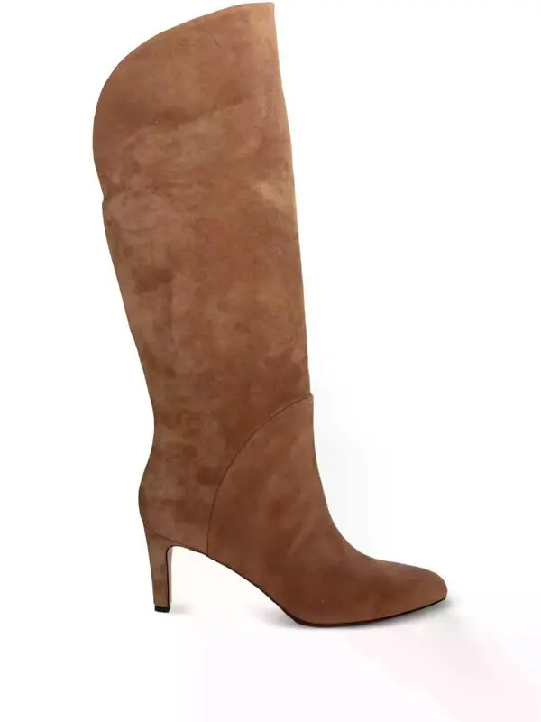 CHUCKIES Suede Heel Boots