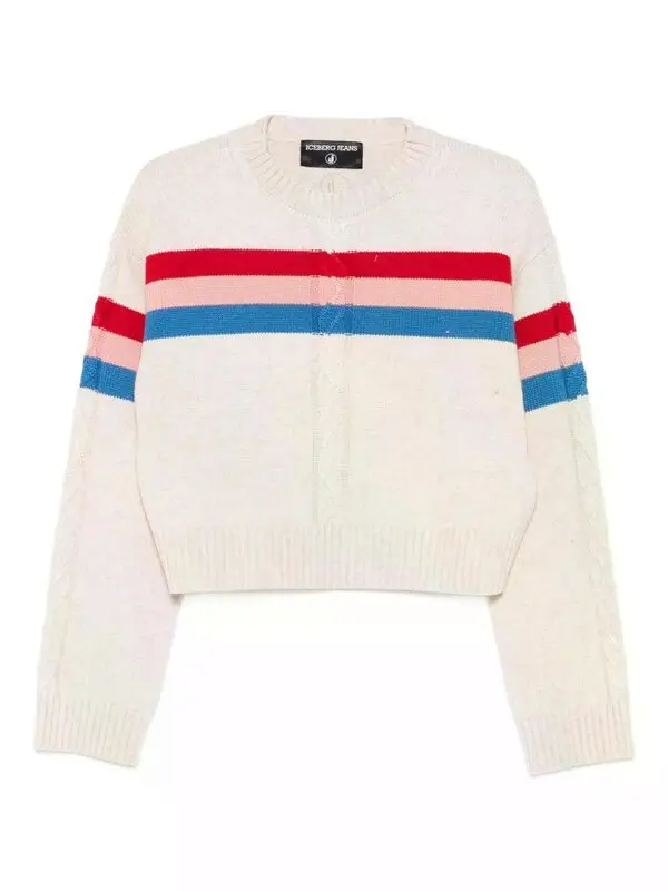 Iceberg Ribbed-trim Sweater