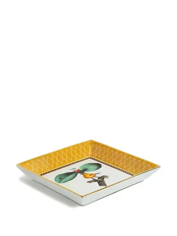 La DoubleJ Square-shape Printed Trinket Tray