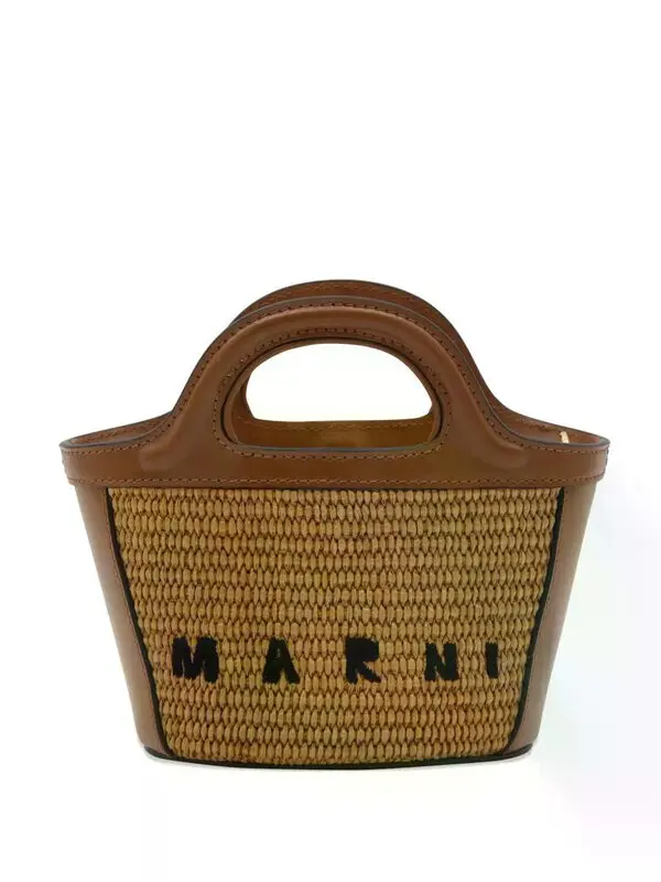 Marni Tropicalia Tote Bag - Brown