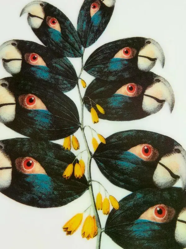 La DoubleJ Parrotstem-print Trinket Tray