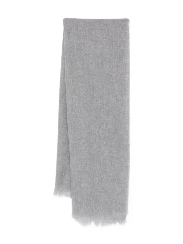 Peserico Fringed Scarf - Grey