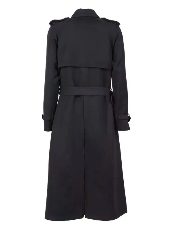 SEALUP Atena Buckle-belt Trench Coat - Blue